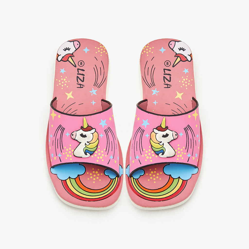 Buy PINK Cute Chappals for Girls – Soloto