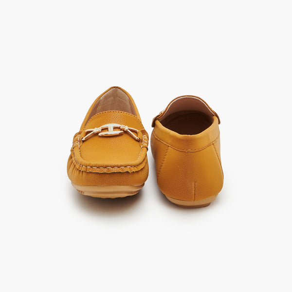 Buy MUSTARD Women's Square Toe Moccasin – Soloto