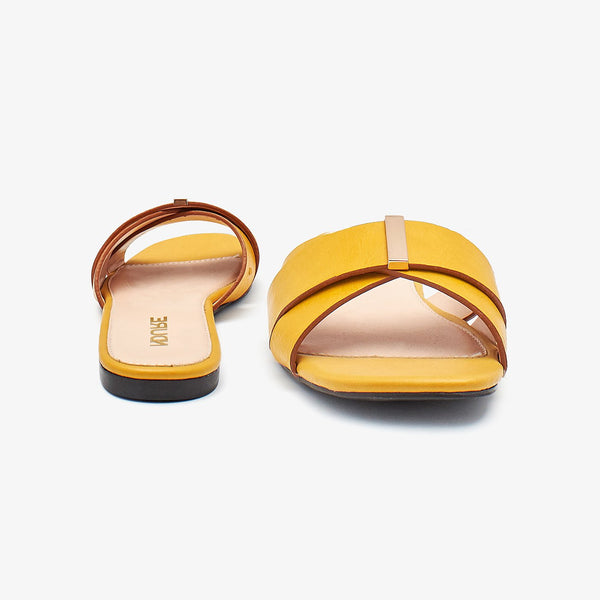 Buy Metallic Trim Ladies Chappals – Soloto