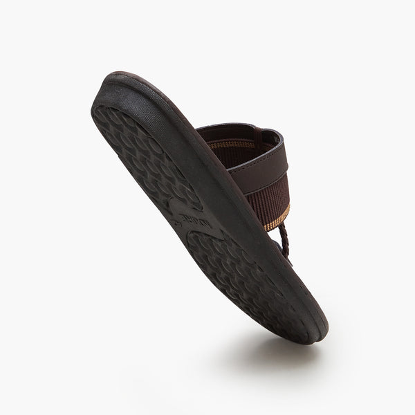 Buy BROWN Everyday Chappals for Men – Soloto