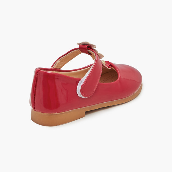 Buy RED Girls Ballet Pumps – Soloto