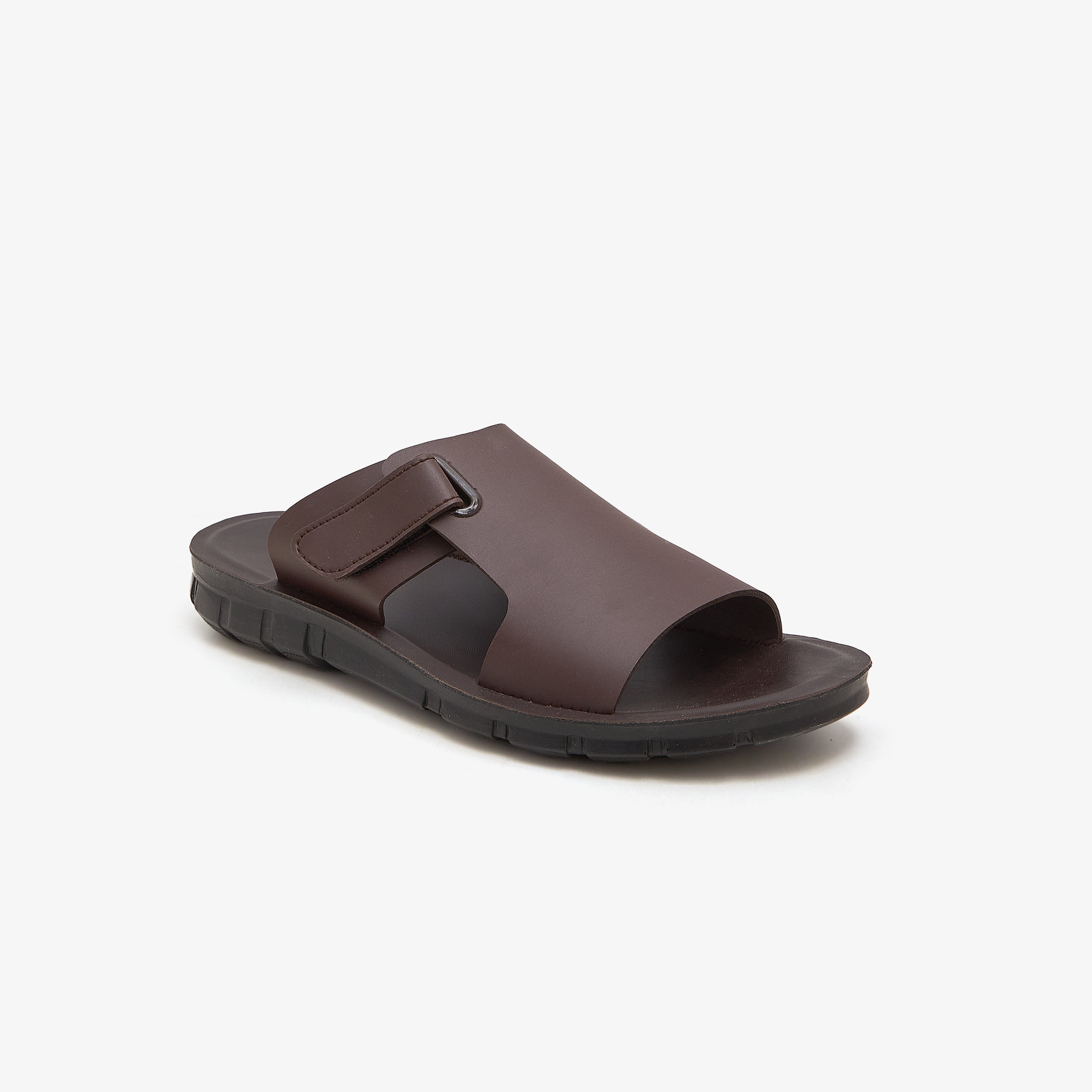 Buy BROWN Men s Durable Chappals Soloto