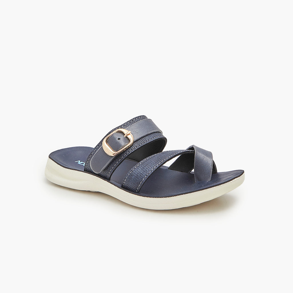 Buy NAVY Buckled Summer Boys Chappal – Soloto